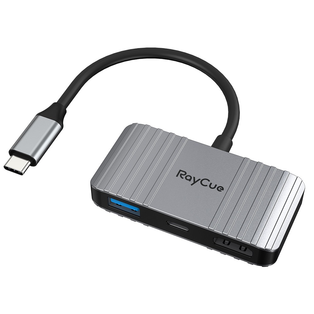 อะแดปเตอร์ Raycue 3-in-1 USB-C to USB-A, USB-C, HDMI (HC-RC2301) Space ...