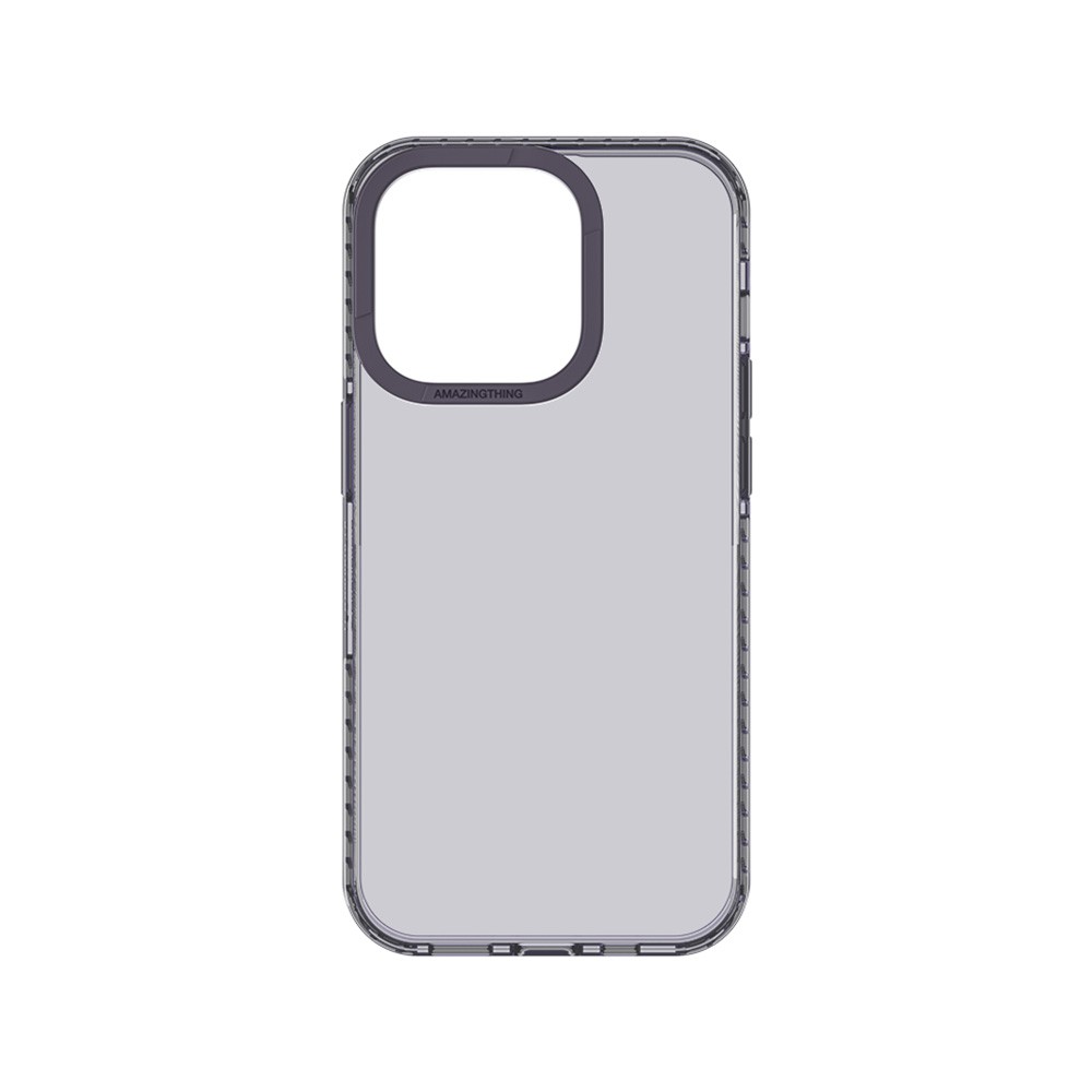 เคสใสสีม่วง Iphone 14 Pro Max Amazingthing Anti Microbial Titan Pro