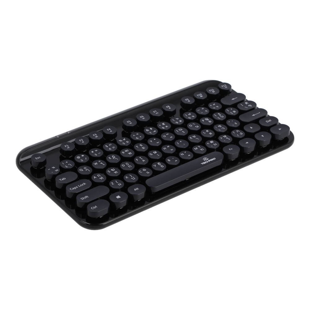 คีย์บอร์ดไร้สาย TECHPRO Wireless Dot Keyboard (TH/EN) - Black | Studio7 ...