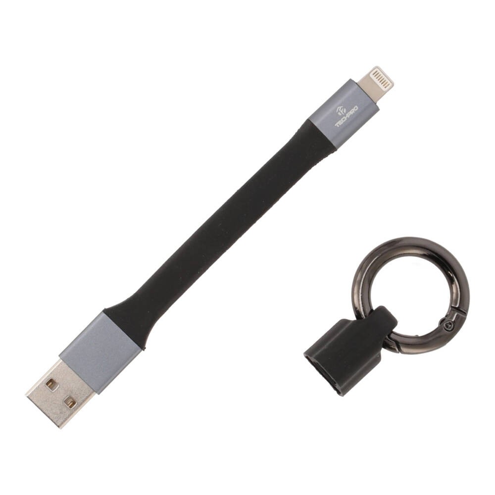 สายชาร์จ TECHPRO Mini Portable Keyring Charge & Sync Cable - USB-A to ...