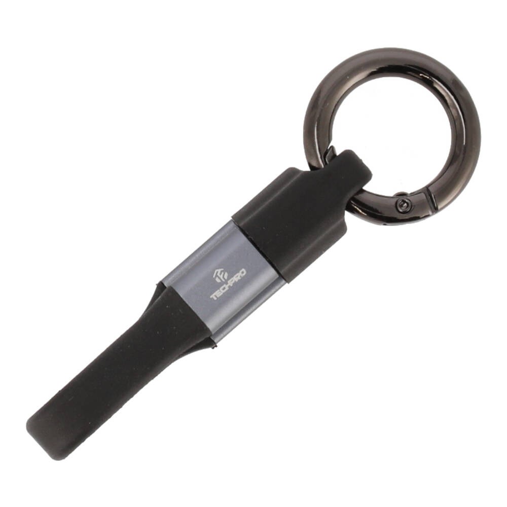 สายชาร์จ TECHPRO Mini Portable Keyring Charge & Sync Cable - USB-A to Lightning | Studio7 online