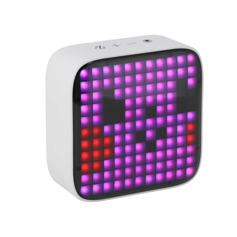 ลำโพงบลูทูธ TECHPRO Bluetooth Speaker Pixel Light Grey | Studio7 online