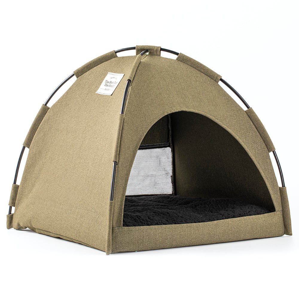 เตียงเต็นท์สัตว์เลี้ยง Furrytail Cat Tent Bed Green | Studio7 online